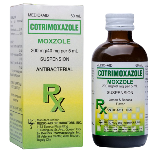 MOXZOLE Cotrimoxazole 200mg / 40mg per 5 mL Suspension 60mL price in ...